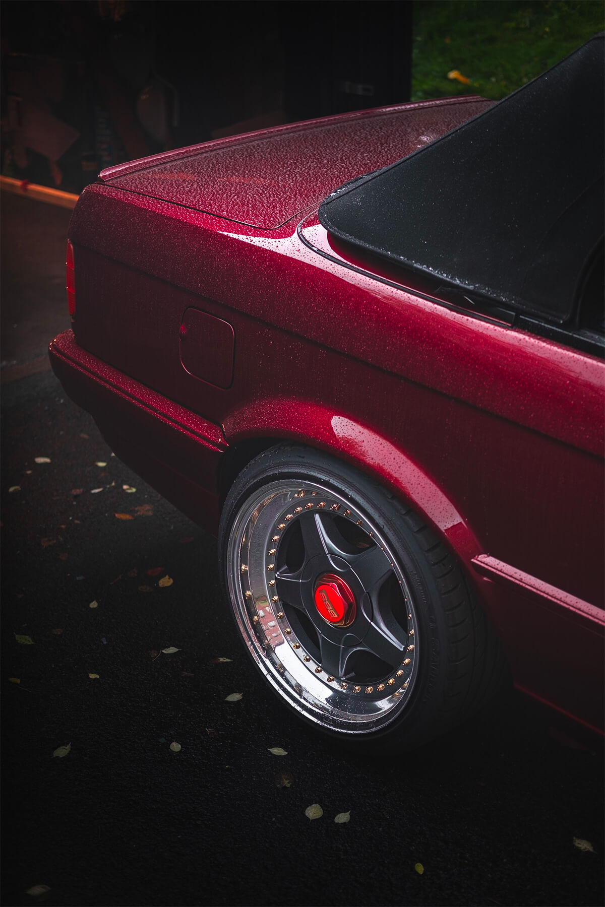 Tastefully Modified BMW E30 Convertible on BBS RF Wheels