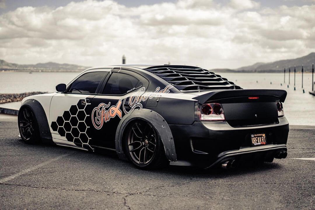 Modified Dodge Charger with a Body Kit and Push Bar - Specs&Mods