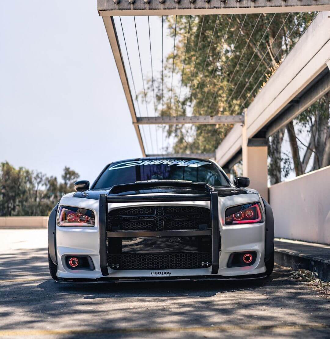 Modified Dodge Charger with a Body Kit and Push Bar - Specs&Mods