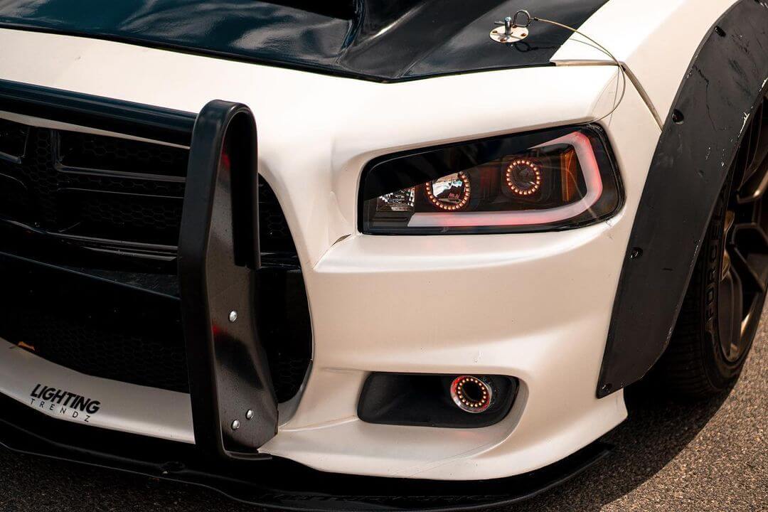 Modified Dodge Charger with a Body Kit and Push Bar - Specs&Mods
