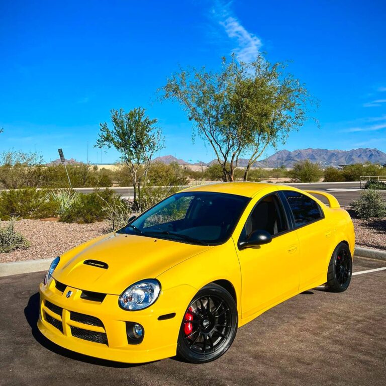 Modified Dodge Neon SRT4 Yellow Rocket