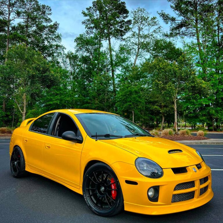 Modified Dodge Neon SRT4 Yellow Rocket