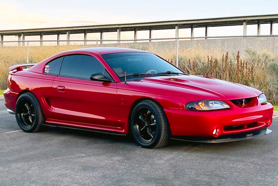 Laser Red 1998 SN95 Ford Mustang SVT Cobra with Subtle Mods - Specs&Mods