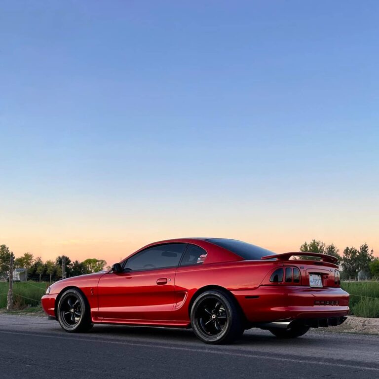 Laser Red 1998 SN95 Ford Mustang SVT Cobra with Subtle Mods - Specs&Mods
