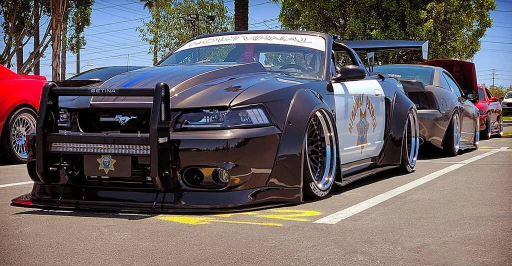 Custom Ford Mustang New Edge Convertible with Wide Body