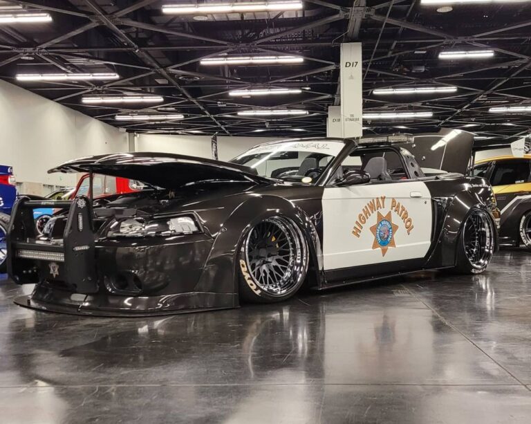 Custom Ford Mustang New Edge Convertible with Wide Body