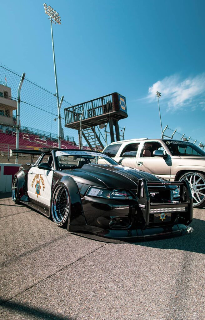 Custom Ford Mustang New Edge Convertible with Wide Body