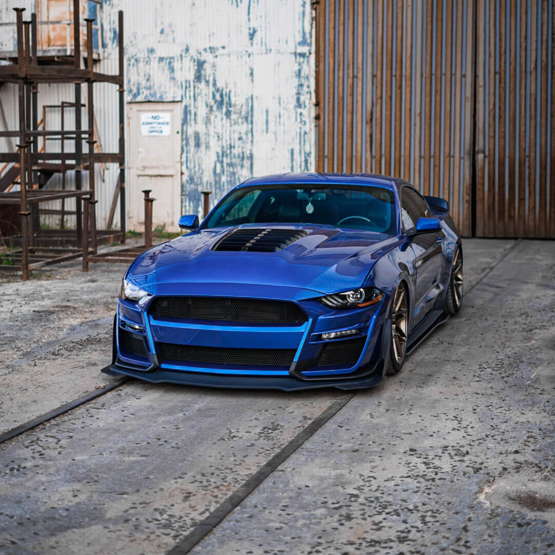 Ford Mustang GT S550 on Air Suspension With a Perfect Stance