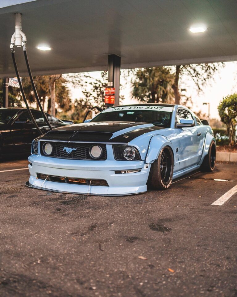 Modified S197 Ford Mustang V6 Build With Wide Body Kit - Specs&Mods