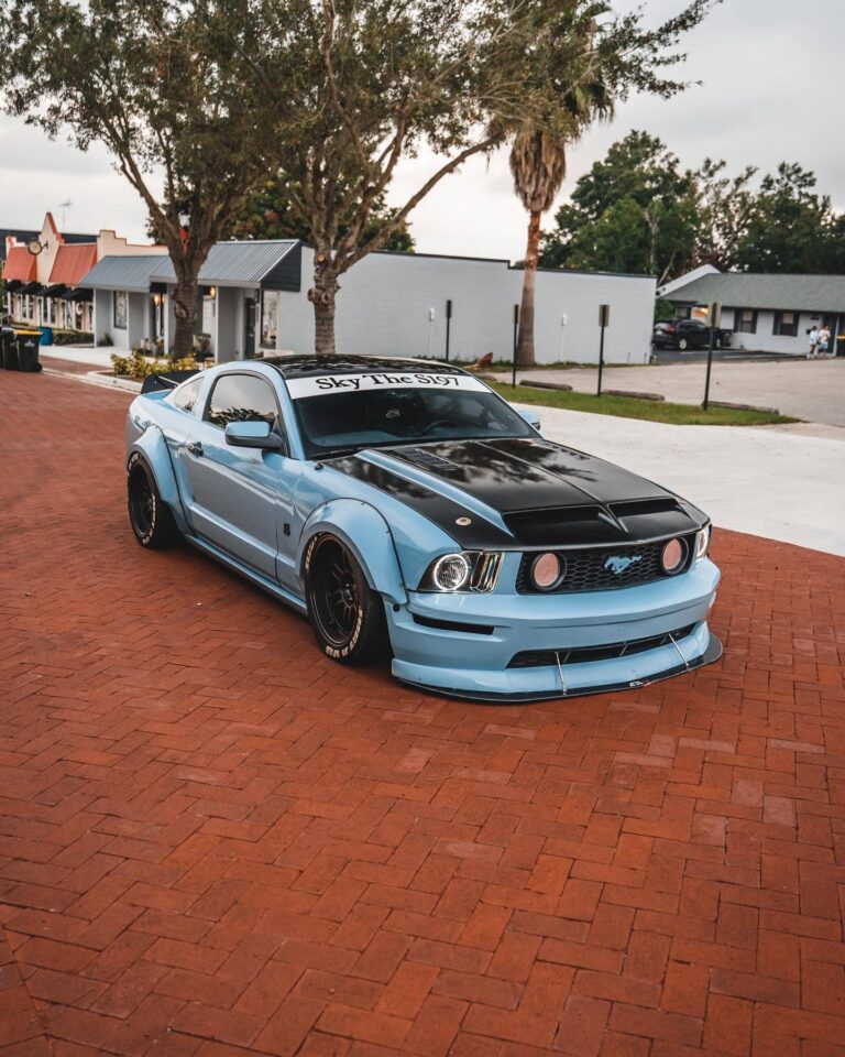 Modified S197 Ford Mustang V6 Build With Wide Body Kit - Specs&Mods