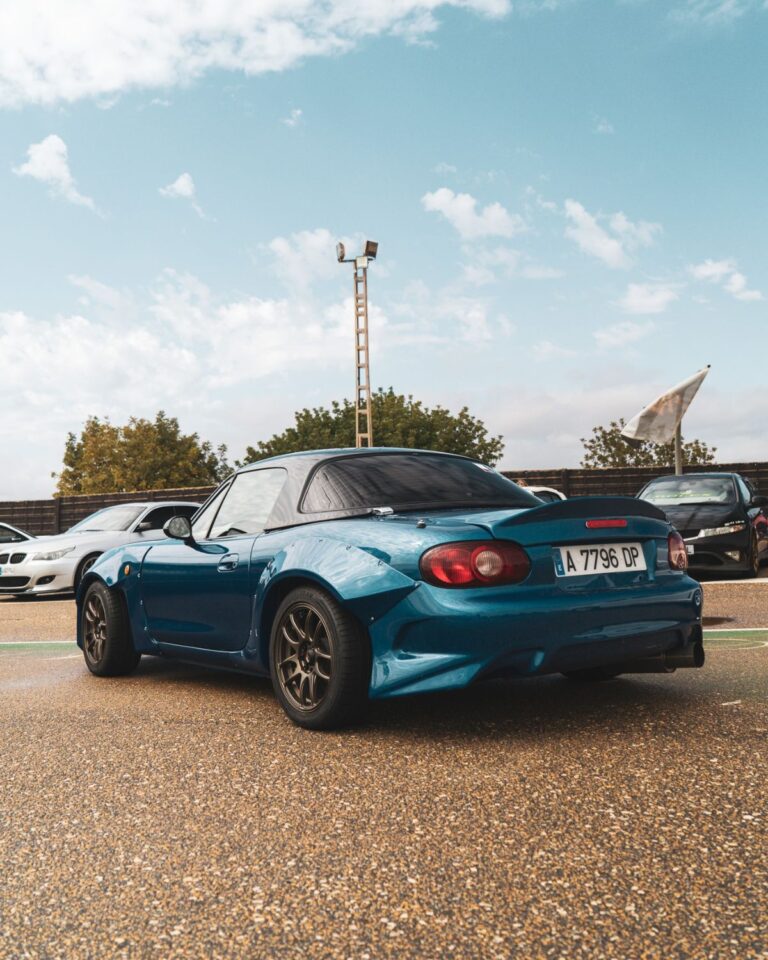 Tastefully Modified Mazda MX5 Miata NB With Retro Styling