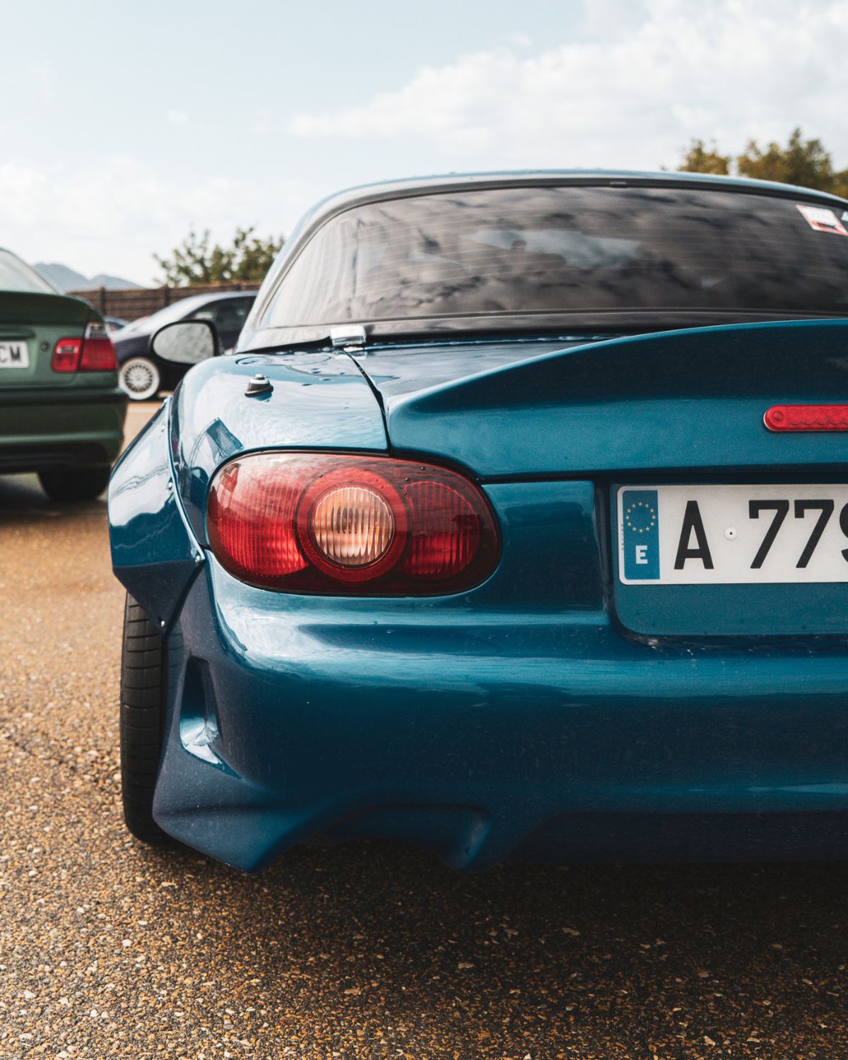 Modded Mazda Miata NB With a CarbonMiata Wide Body Kit