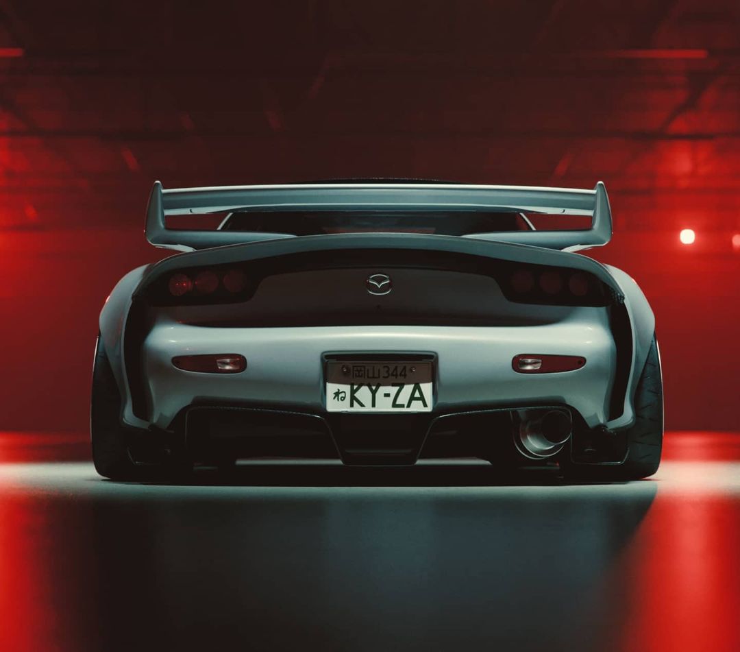 Wide body Mazda RX7 FD3S Body Kit Designed by Khyzyl Saleem - Specs&Mods