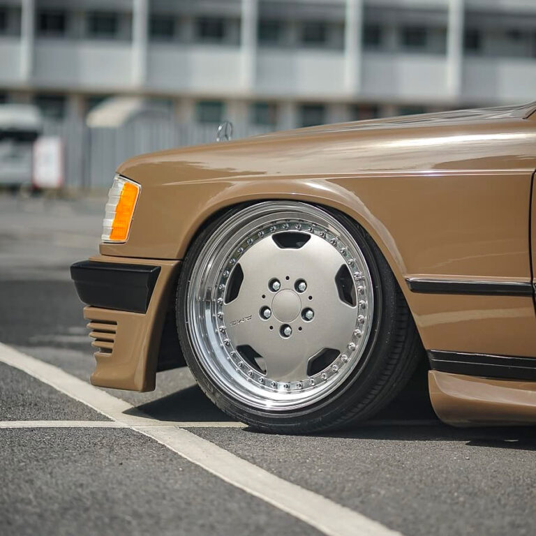 Bagged 1986 Mercedes 190E on AMG Hammer Rims From Thailand - Part 2 ...