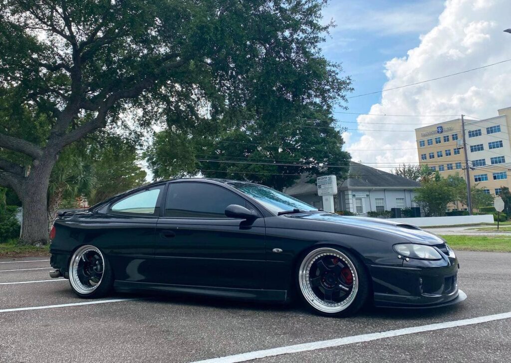 Custom Pontiac GTO with CV8Z Holden Monaro Bumper & Low Stance