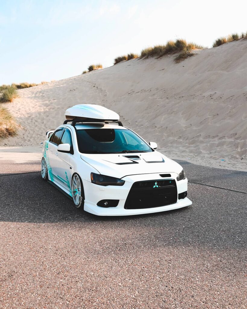 Modified Mitsubishi Lancer X RalliArt with Evo Bumper - Specs&Mods
