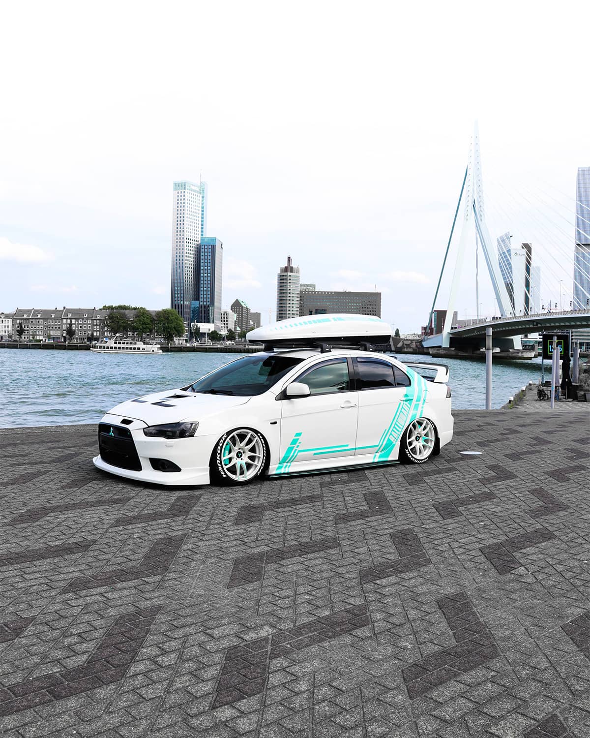 Modified Mitsubishi Lancer X RalliArt with Evo Bumper - Specs&Mods
