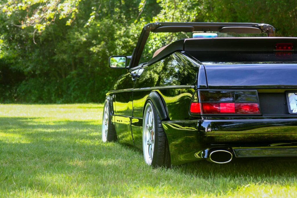 Modified SAAB 900 Convertible Stance Build on Air & BBS Wheels - Specs&Mods
