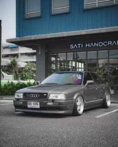 Modified 1994 Audi 80 B4 Zender on BBS Rims & Air Suspension
