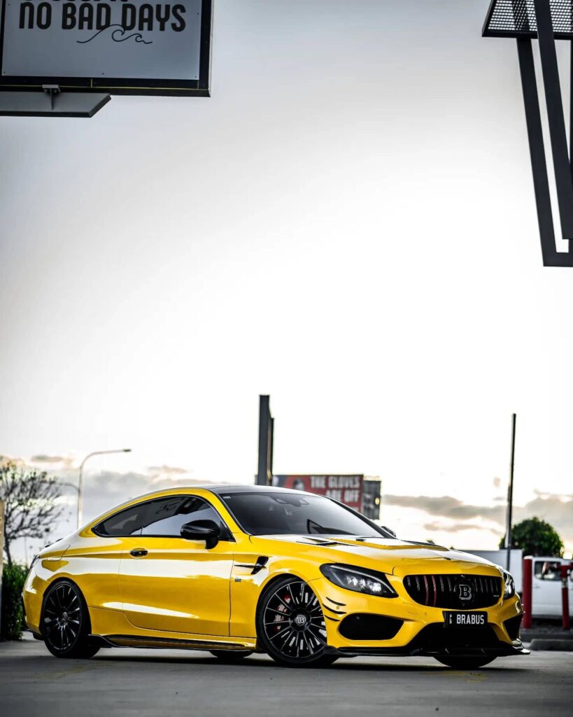 Mercedes C300 Coupe W205 Modified into a Brabus B30