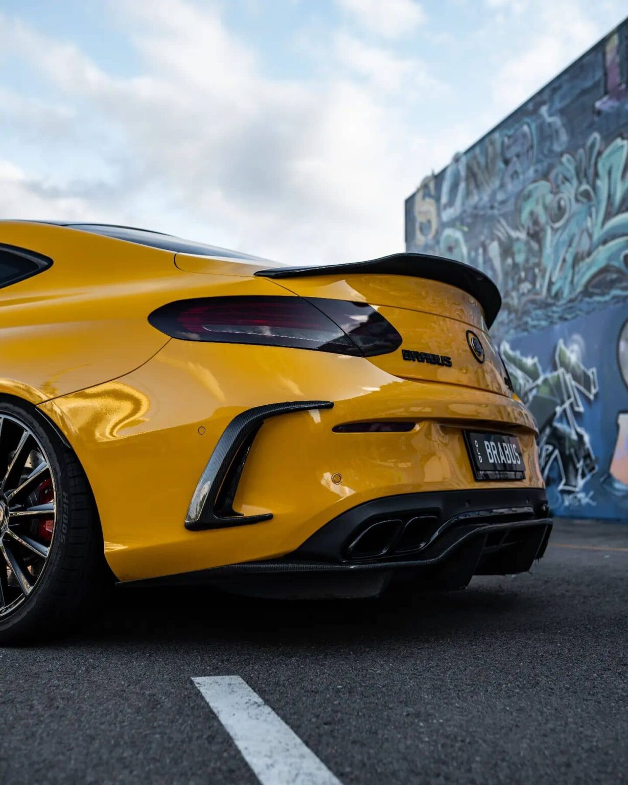 Mercedes C300 Coupe W205 Modified into a Brabus B30