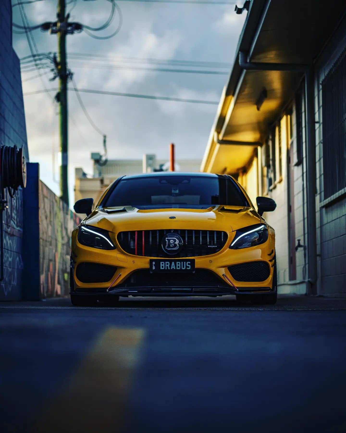 Mercedes C300 Coupe W205 Modified into a Brabus B30