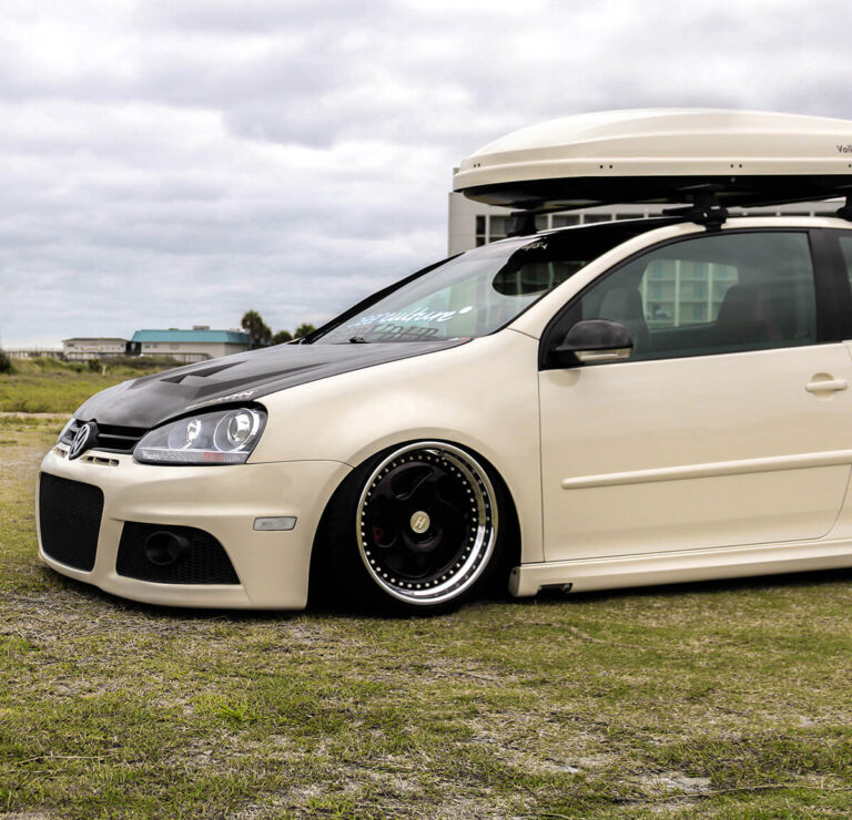 Modified VW Golf MK5 With a Thunder Bunny Body Kit